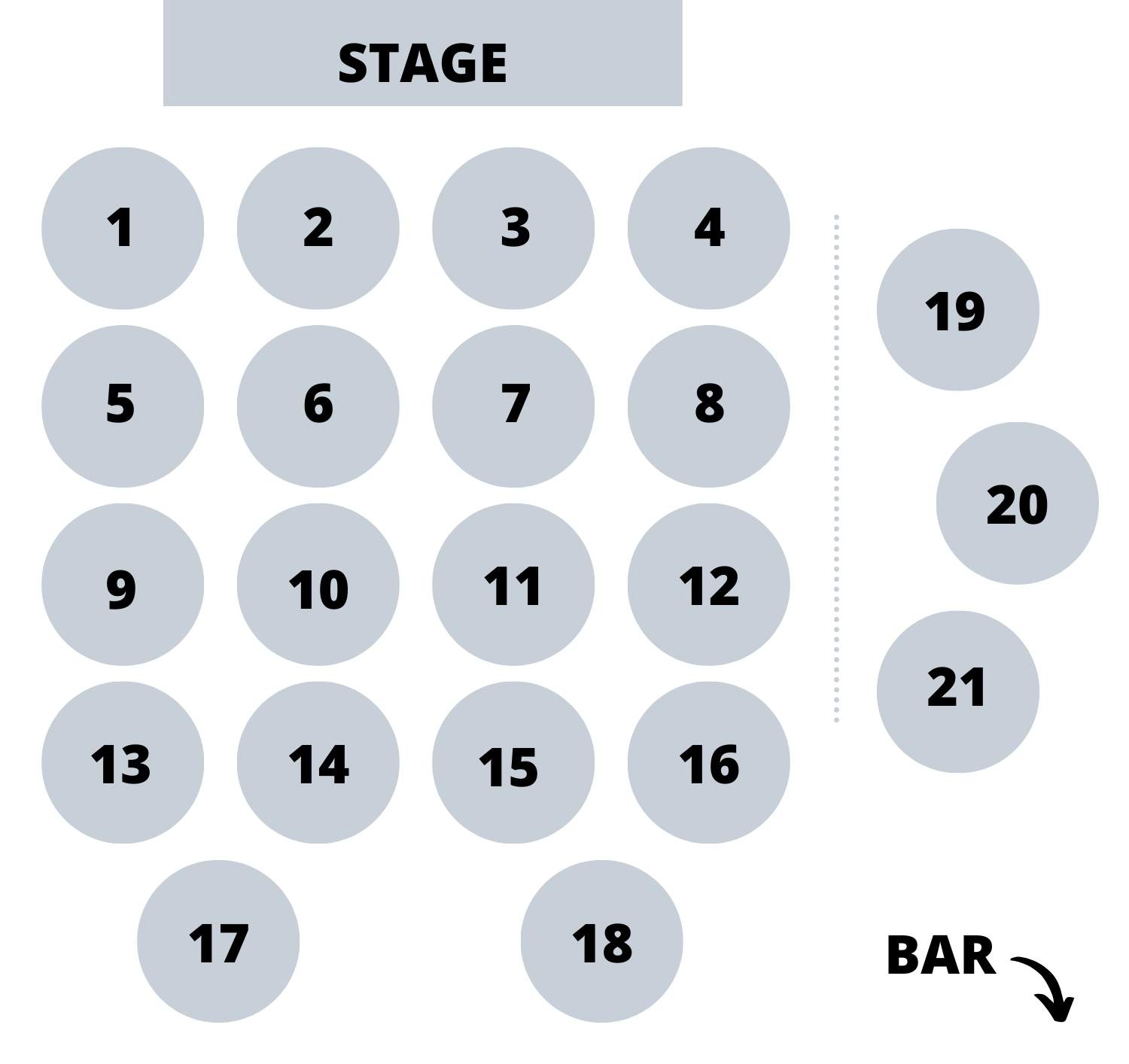 Seating Plan | Ribble Valley Business Awards